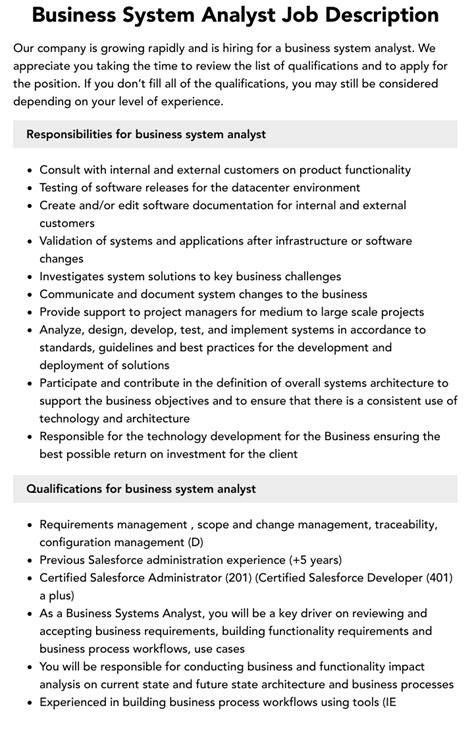 Distributor Analyst Job Description At James Marts Blog