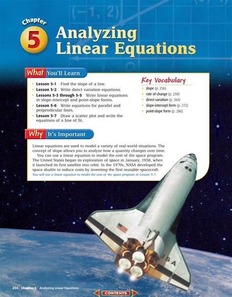 Pdf Chapter 5 Analyzing Linear Equations 1 Chapter 5 Analyzing Linear Equations 255