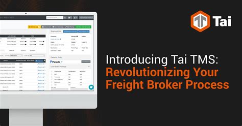 Introducing Tai Tms Revolutionizing Your Freight Broker Process Tai Software