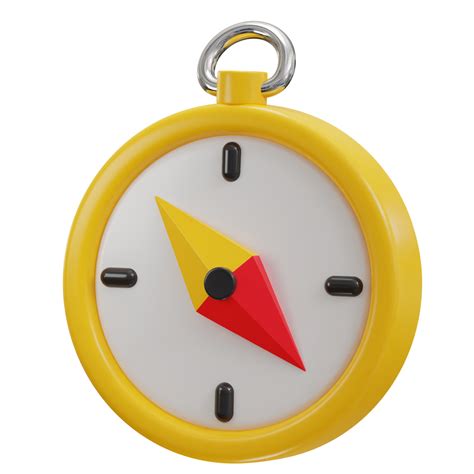 3d Compass Navigation Icon Illustration 28293878 Png