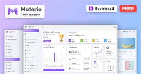 Materio — Open Source Bootstrap 5 Html Admin Template Is Here🤩 By