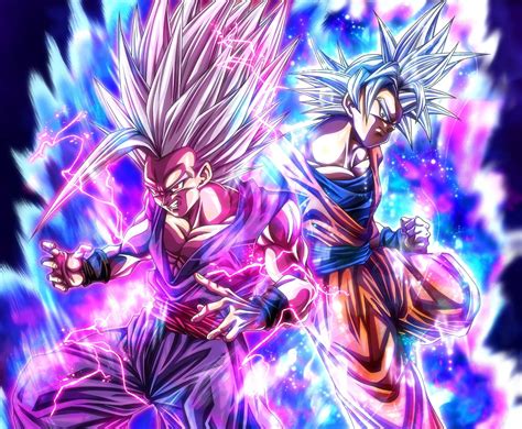 Gohan Beast Y Goku Mui Dragones Dragon Ball Fondo De Pantalla De Anime