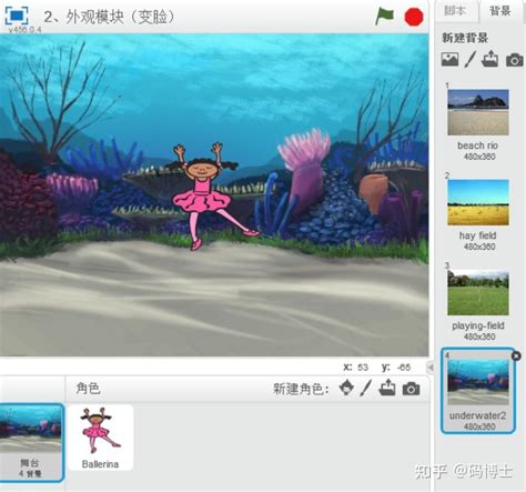 青少年编程scratch：第6课 外观模块 知乎