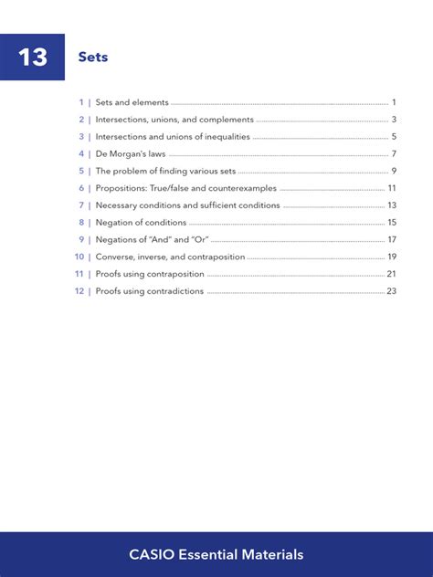13sets Pdf Set Mathematics Intersection Set Theory