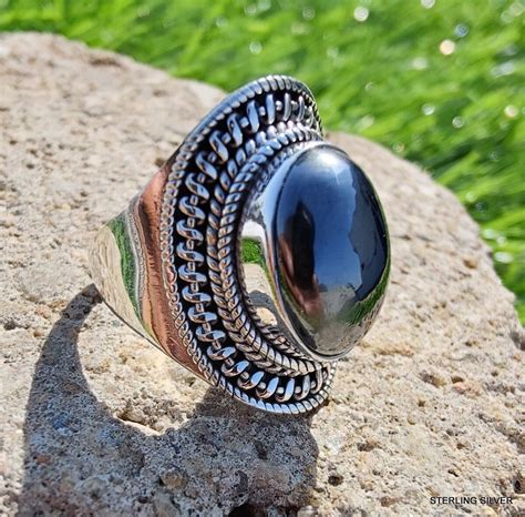 Hematite Stone Ring