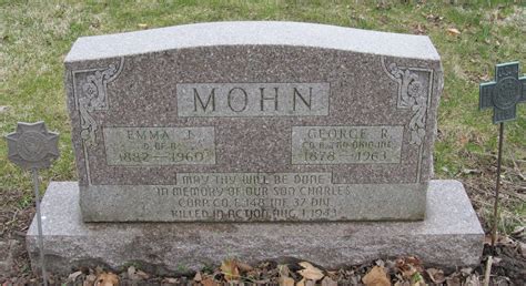 Emma Julia Cornish Mohn 1882 1960 Find A Grave Memorial