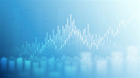 블랙과 블루 컬러 배경에 업트렌드 라인 그래프와 촛대를 갖춘 와이드스크린 추상 금융 차트 그래프에 대한 스톡 벡터 아트 및 기타 이미지 그래프 차트 파란색 Istock