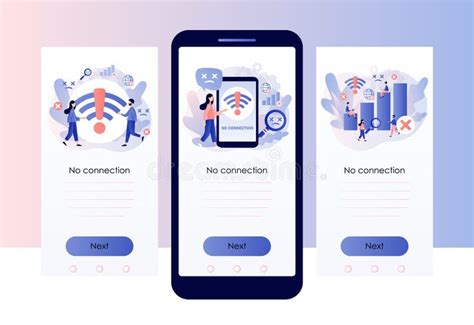 No Internet Connection Wireless Connectivity Disconnect Error Connection Wifi No Signal