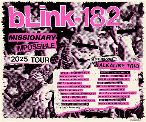 Tour Blink 182 Official Store