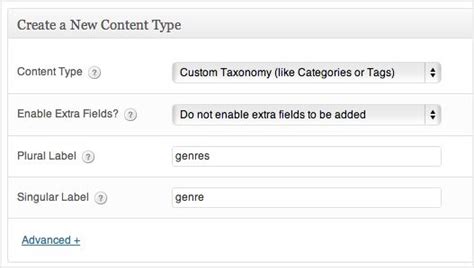 Creating A Custom Taxonomy Pods Docs
