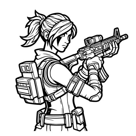 Fortnite Coloring Pages Coloringlib