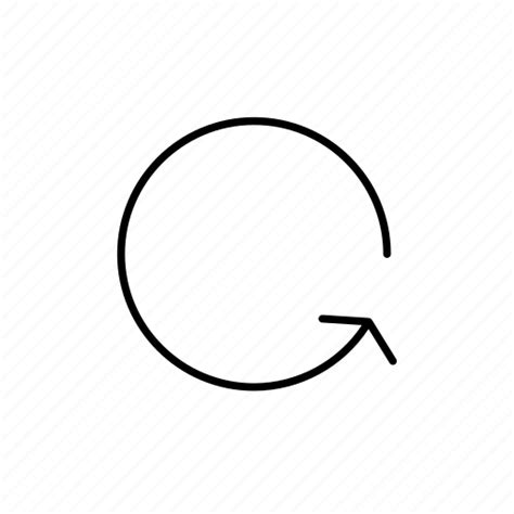 Arrow Back Circle Counterclockwise Direction Rotate Icon