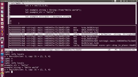 Looking At Gdb How Can I Know Whether Its Heap Or Stack Allocated Memory Rrust