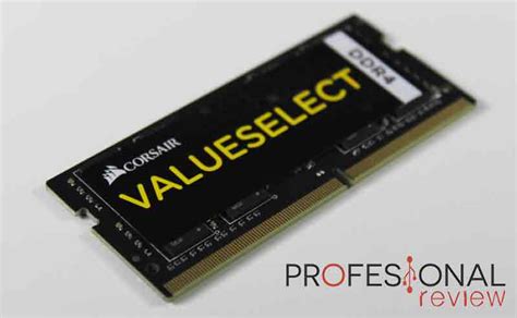 Corsair ValueSelect SODIMM DDR Review Análisis completo