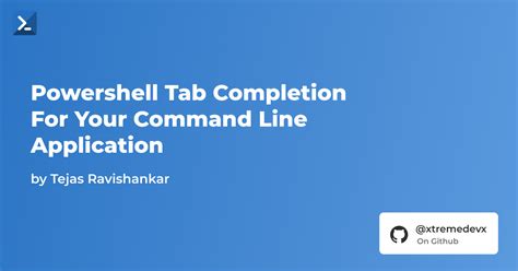 Powershell Tab Completion For Your Command Line Application Hashnode