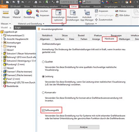 Gelöst Inventor 2017 Grafiktreiber Antwortet Nicht Mehr Autodesk Community