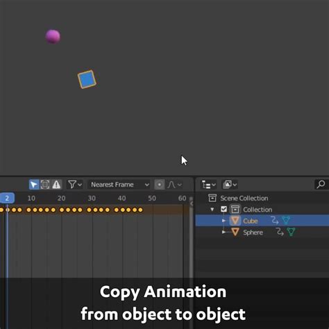 Blender Secrets Copy Animation From One Object To Another — Blender