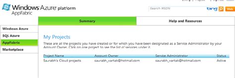 Working With Windows Azure Platform Appfabric Access Control Service