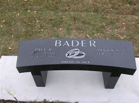 Bader Bench Shafer Memorials