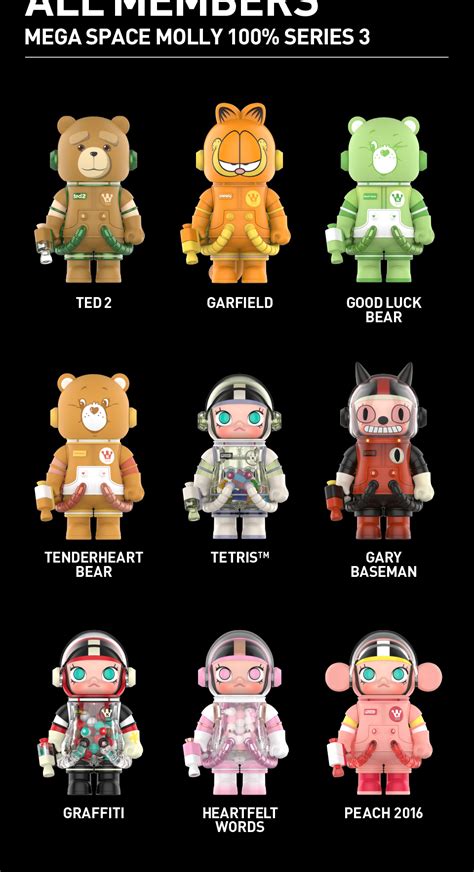 Pop Mart Mega Space Molly 100 Series 3 Blind Box Full Set Link