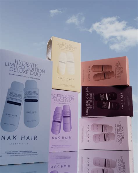 500ml Shampoo And Conditioner Deluxe Duo Sets Nak Hair