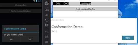 Quick Start Tutorial Creating Universal Apps Via Xamarin Displayalert And Displayactionsheet