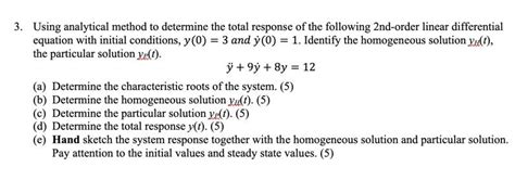 Solved Using Analytical Method To Determine The Total Chegg