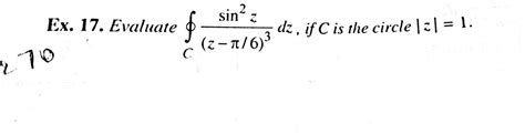 Solved Sin Ex Evaluate Dz If C Is The Circle Chegg