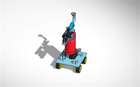 3d Design Fire Fighter Robot Tinkercad