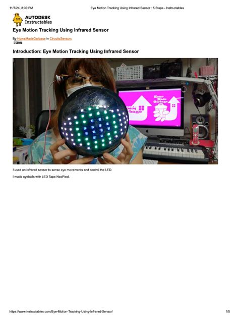 Eye Tracker Arduino Infrared Pdf