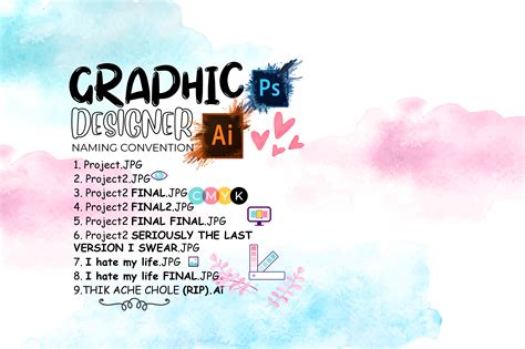 Graphic Designer Naming Convention Sticker Design On Behance