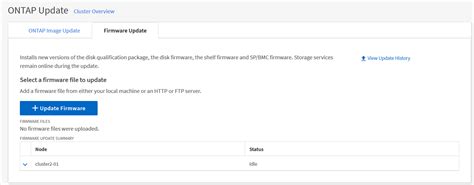 Does Ontap System Manager Support Direct File Upload For Disk Or Shelf