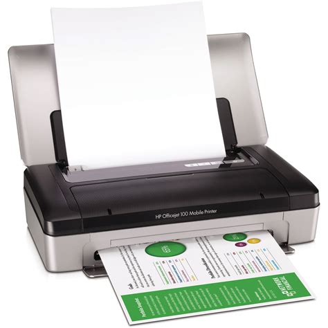 HP Officejet 100 Mobile Color Inkjet Printer CN551A#B1H B&H