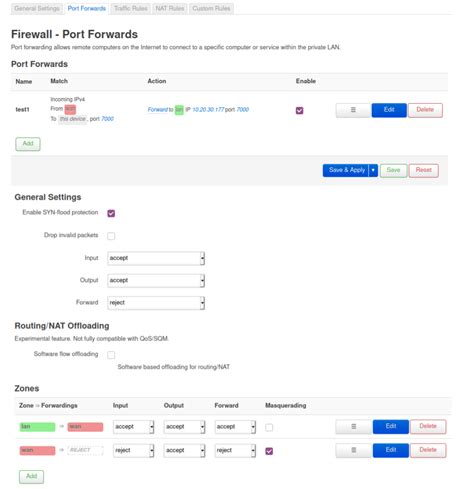 Portforward Not Working To Access LAN Machine From WAN Network And Wireless Configuration