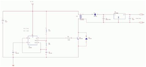 5 To 5 Using A 555 Astable Multivibrator Electronics Circuits