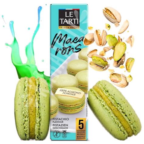 Macarons Pistachio - Biscoito Le Tarti - Importado Rússia | Karamell Store