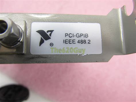 National Instrument Ni Pci Gpib Ieee 488 2 24 Pin Daq Interface Card