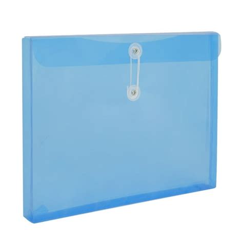 Nvzi Plastic Legal Size Expandable Envelopes With String Tie Closure Clear File Folders Poly