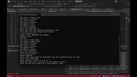 Cs162 Course Management System Group 9 23tt1 Youtube