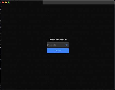 Macos Broken Ui When Using App Protection · Issue 265 · Keepassium