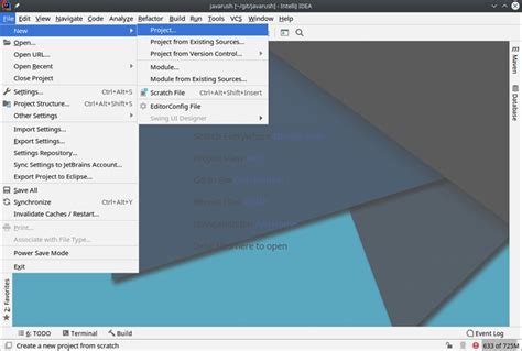 Intellij Idea Руководство по созданию проекта
