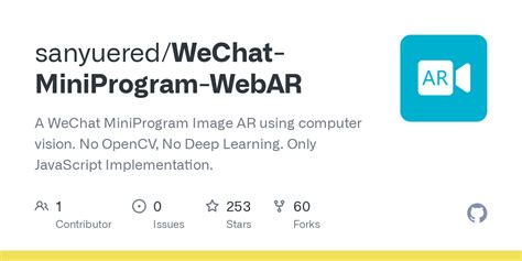 GitHub Sanyuered WeChat MiniProgram WebAR A WeChat MiniProgram Image
