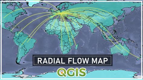 Radial Flow Maps Using Qgis Youtube