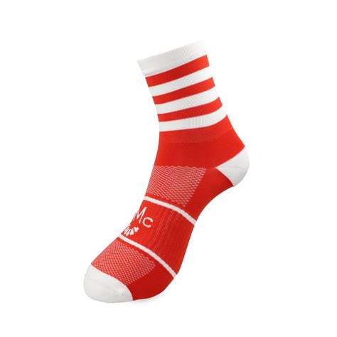 Tmc Remix Mismatch Crew Socks Red Agrimark