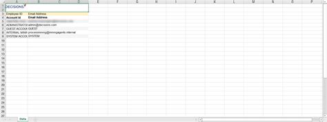 Report Output Template