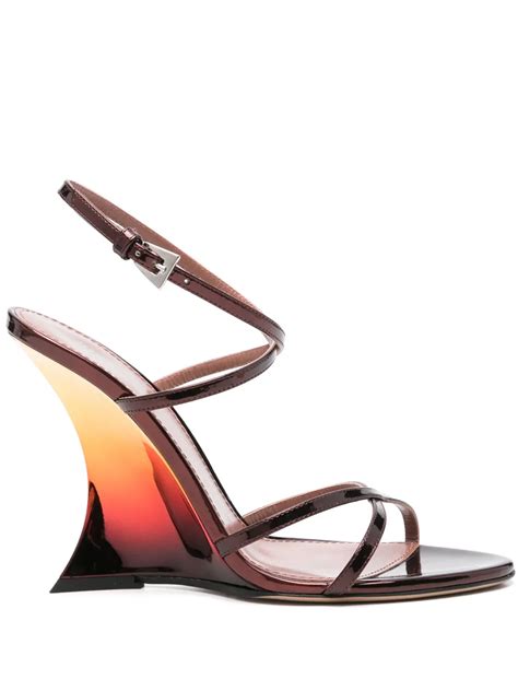 Paris Texas 105mm Nina Sandals Red Farfetch Au