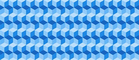 Cube Seamless Texture 3d Isometric Background Pattern Geometric Illustration Stock Illustration