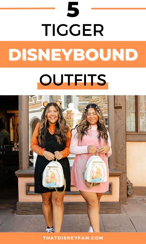 5 Best Tigger Disneybound Outfit Ideas That Disney Fam