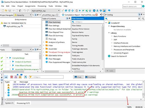 Air Supply Lab Lesson 01 Create A New Fpga Project Using Quartus Prime Standard