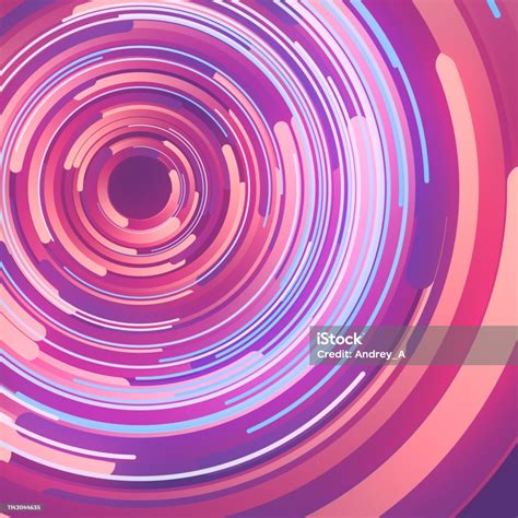 핑크 컬러 원의 추상 3d 렌더링 구성 컴퓨터에서 생성 된 기하학적 패턴 0명에 대한 스톡 사진 및 기타 이미지 0명 3차원 형태 가리기 Istock